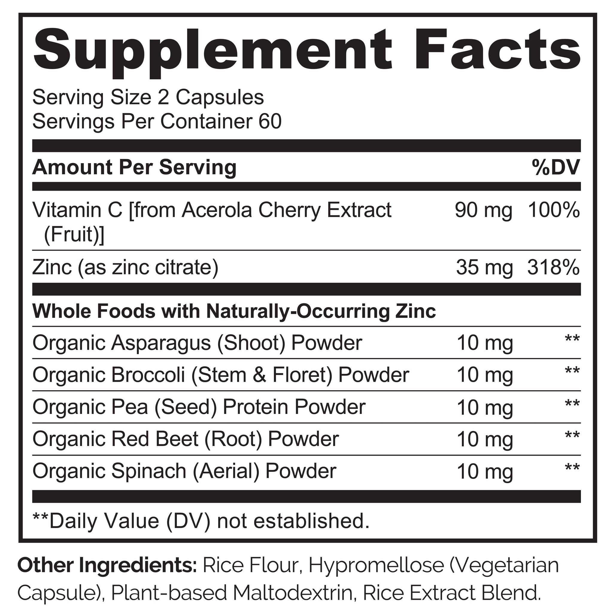 Vegan Zinc Supplement | Zinc Complex with Vitamin C | Naturelo Premium ...