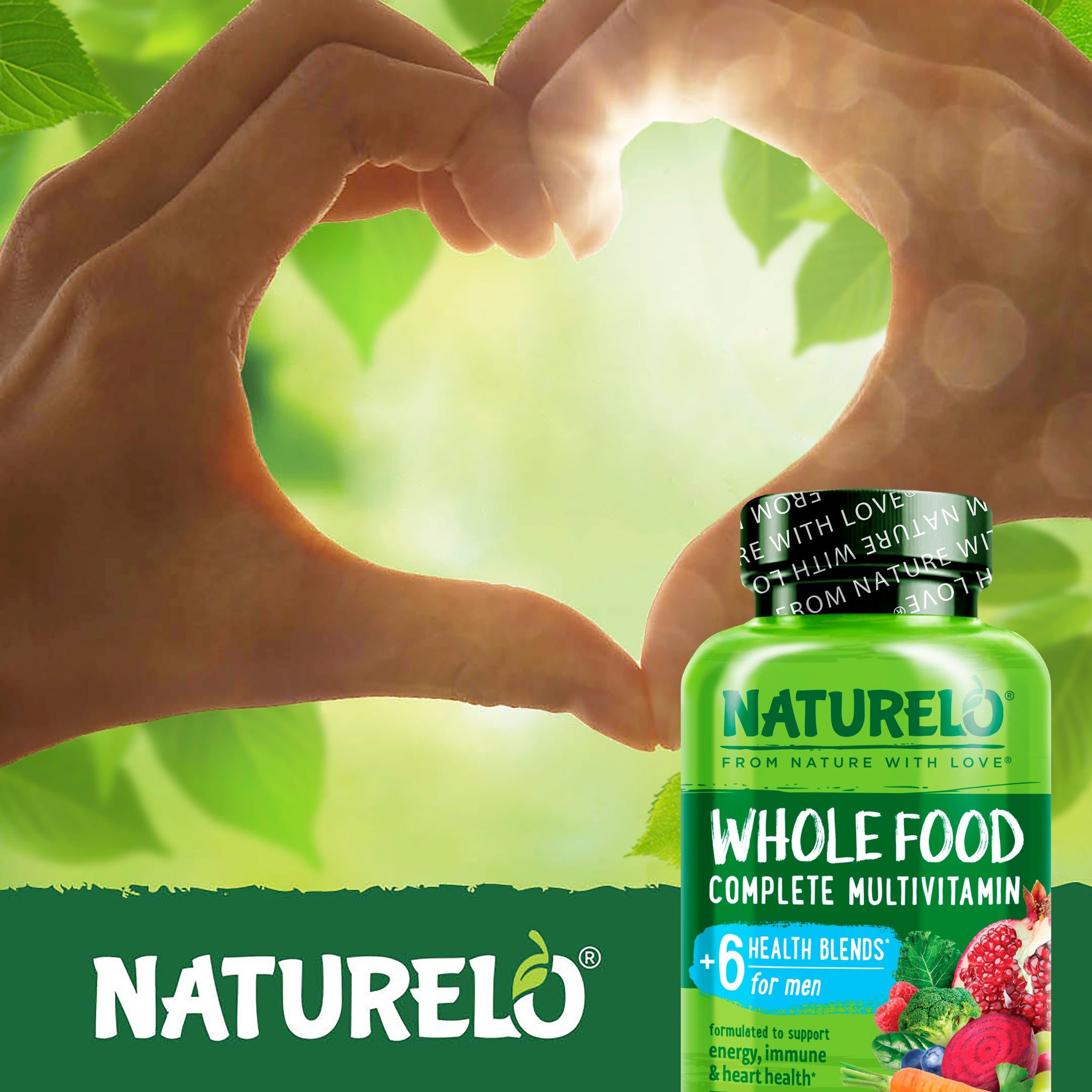 Whole Food Multivitamin for Men | Plant-Based, Vegan Friendly ...