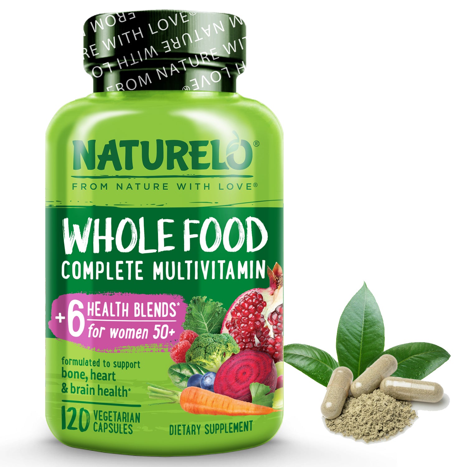 Whole Food Multivitamin for Women Over 50 | Plant-Based, Whole Food ...