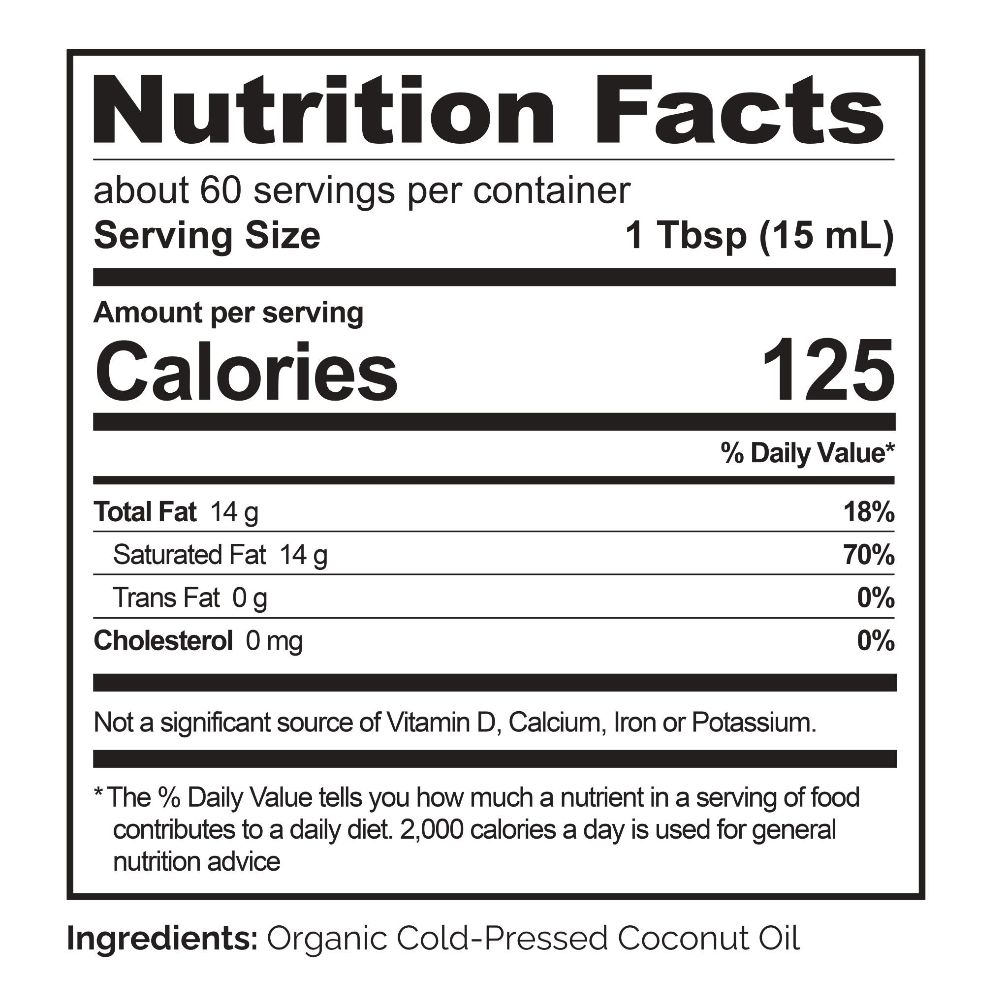 Organic Coconut Oil, Extra Virgin, Cold-Pressed & Unrefined Cooking Oi ...