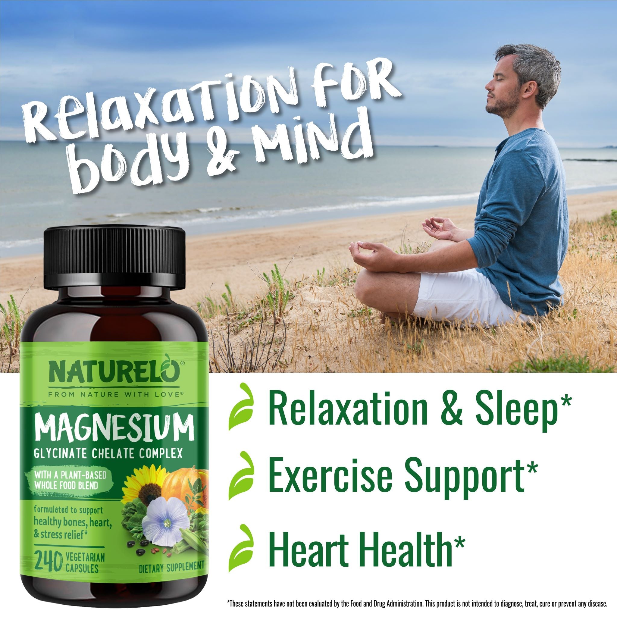 Magnesium Glycinate Chelate Complex | Vegan Magnesium Supplements ...