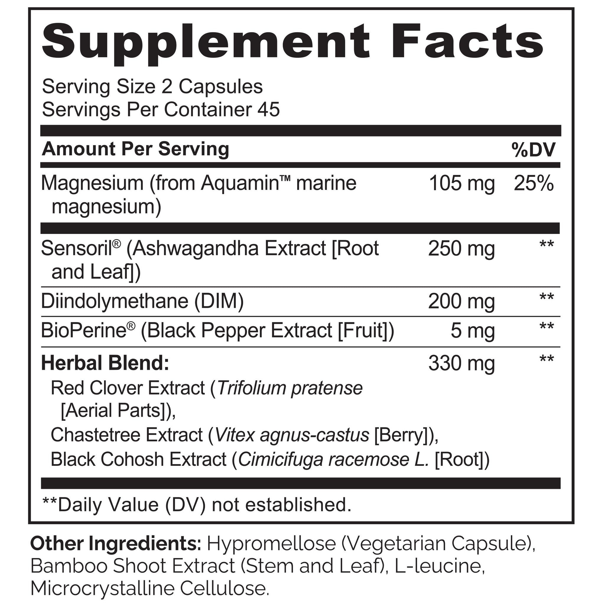 Menopause Support Supplement | Advanced Multi-Symptom Formula ...