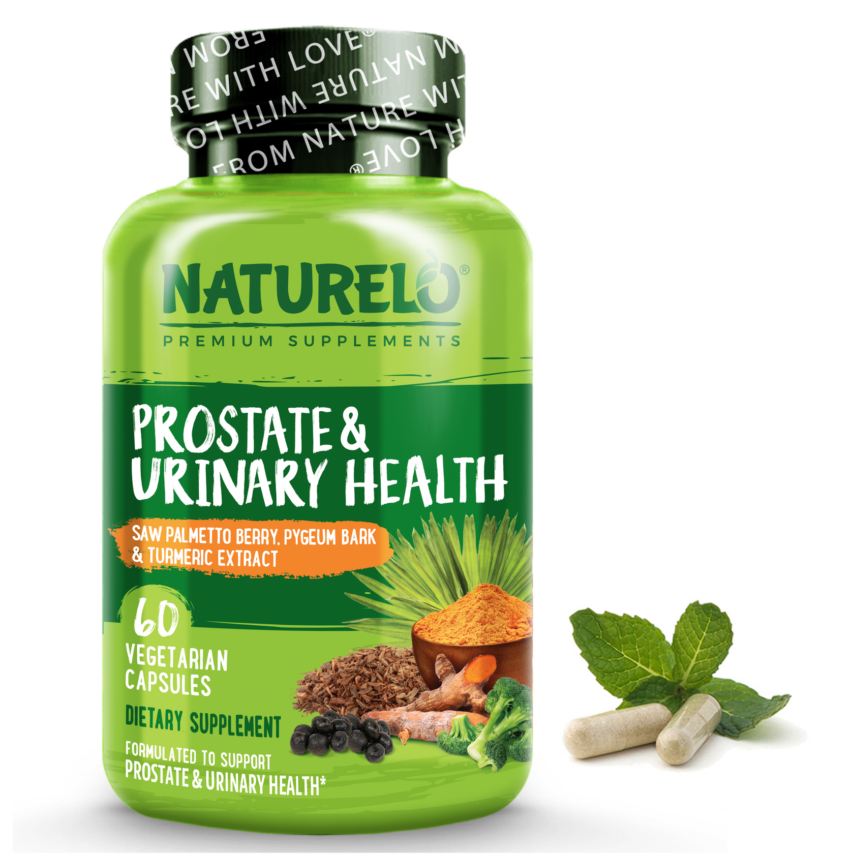Naturelo Prostate & Urinary Health Supplement | Saw Palmetto | Naturelo ...