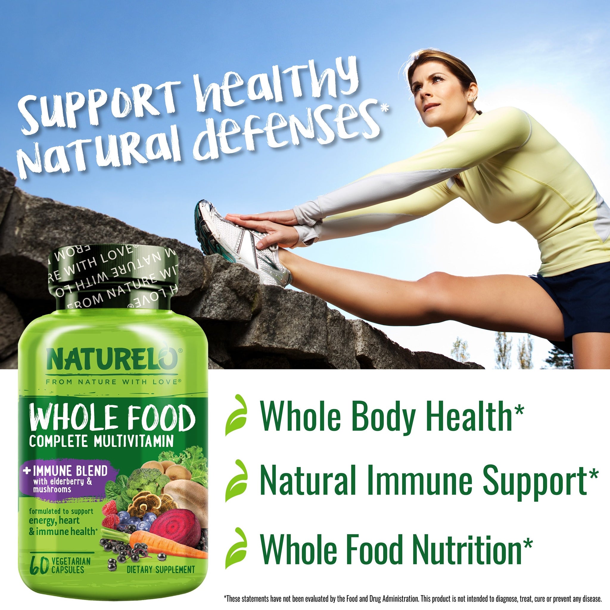 Whole Food Multivitamin with Immune Blend | Immune Health Defense ...