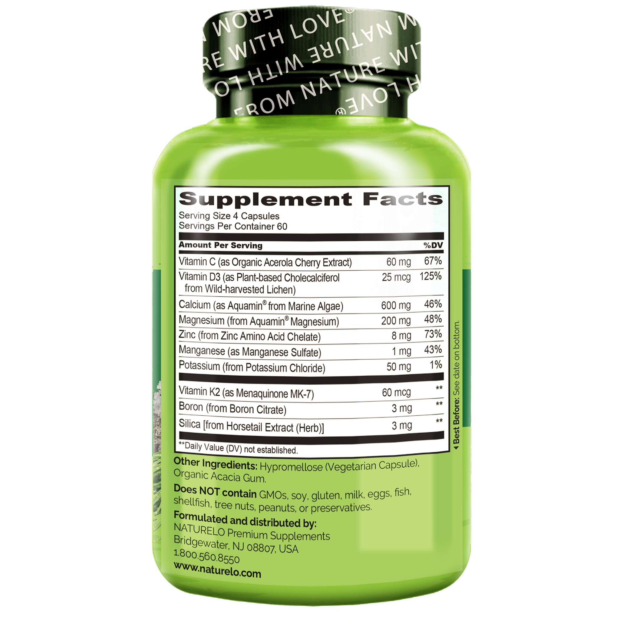 Plant Based Calcium Supplements | Buy Bone Strength Plant Calcium ...