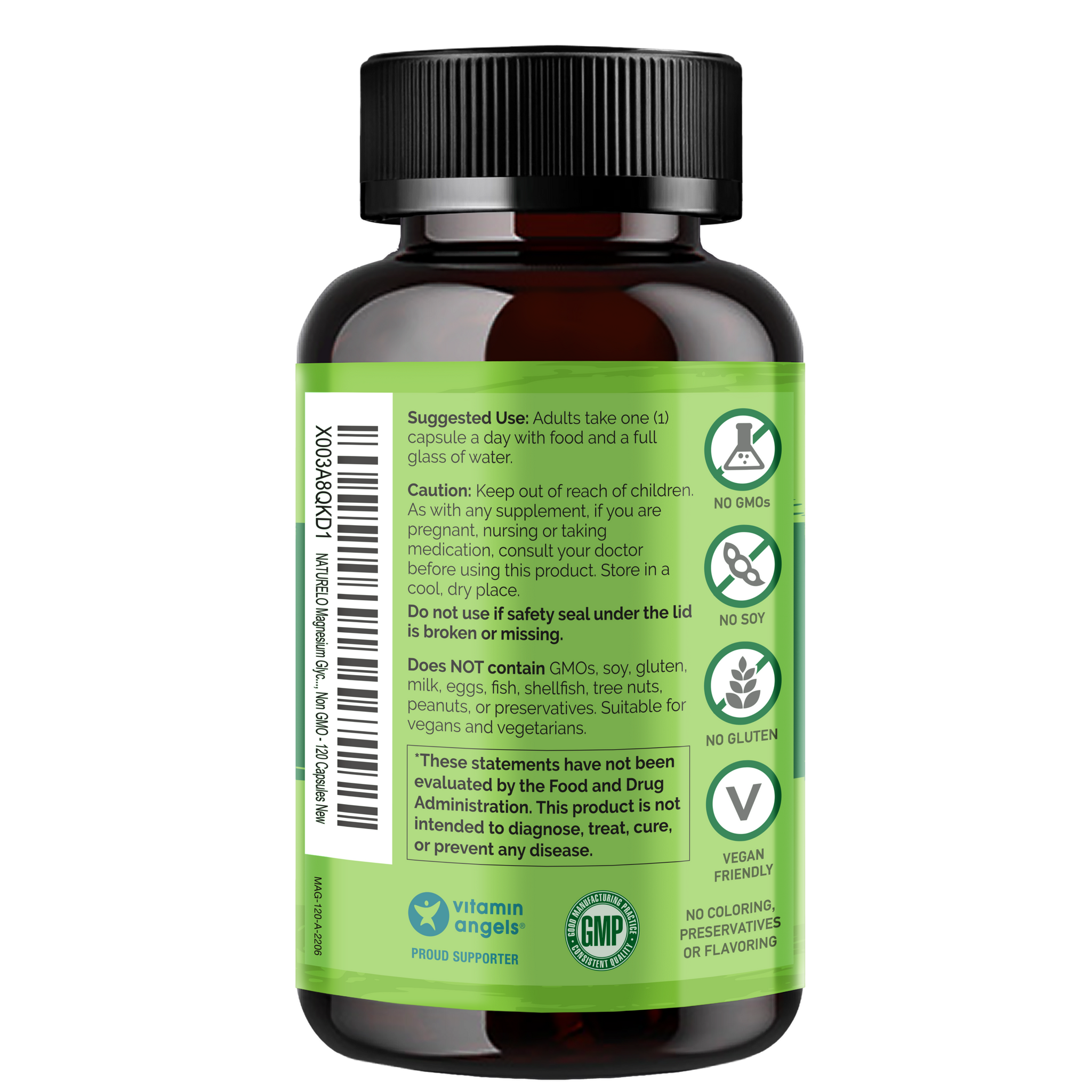 Magnesium Glycinate Chelate Complex | Vegan Magnesium Supplements ...